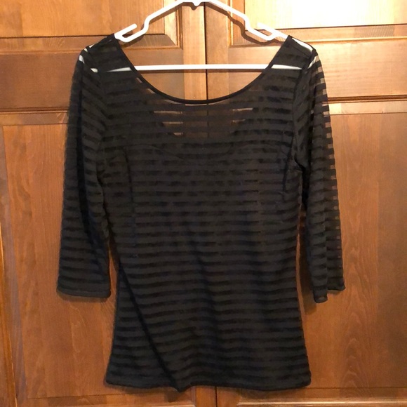 Guess | Tops | 2 Guess Striped Mesh Top | Poshmark
